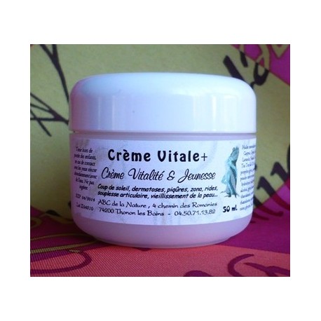 Crème Vitale 50 ml - ABC de la Nature : herboristerie, phytothérapie..